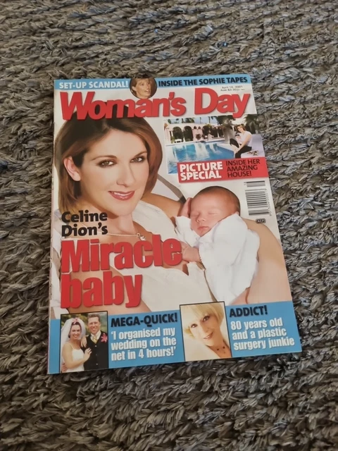 WOMAN'S DAY MAGAZINE April 2001-Nicole Kidman-Pamela Anderson $25.00 ...
