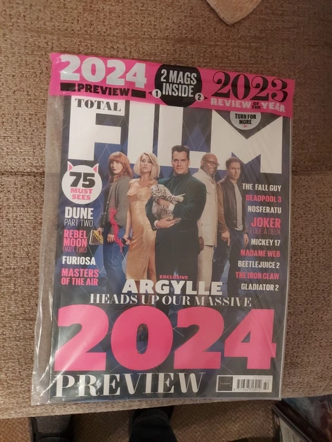 TOTAL FILM MAGAZINE 345 2023 Review, 2024 Preview: Argyle, Dune part 2 ...