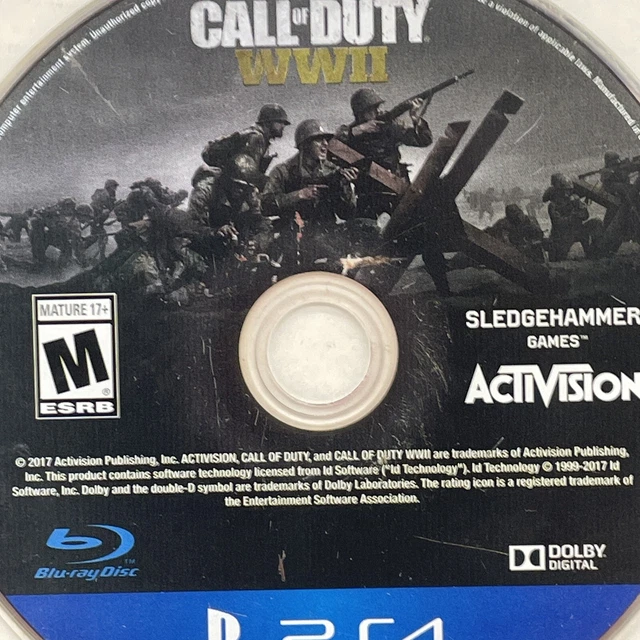 CALL OF DUTY WW2 II PS4 (Sony Playstation 4, 2017) solo disco PS4 EUR 9 ...