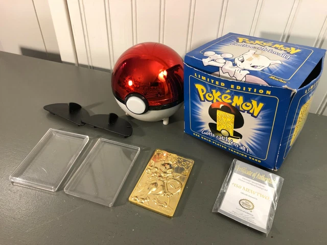 VINTAGE 1998 POKEMON Gotta Catch em all Mewtwo Gold Card £28.10 ...