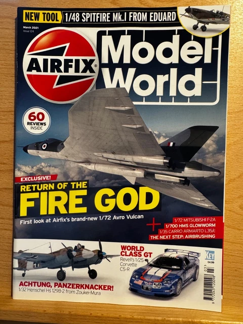 AIRFIX MODEL WORLD Magazine March 2021 Issue 124 £3.49 - PicClick UK
