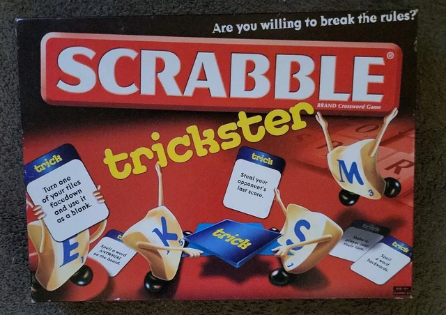 MATTEL SCRABBLE TRICKSTER Word Tile Board Game Family - New £4.99 ...