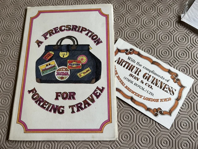 GUINNESS RARE ORIGINAL Doctor Book 1966 & Comp Slip Good Cond See Photo ...