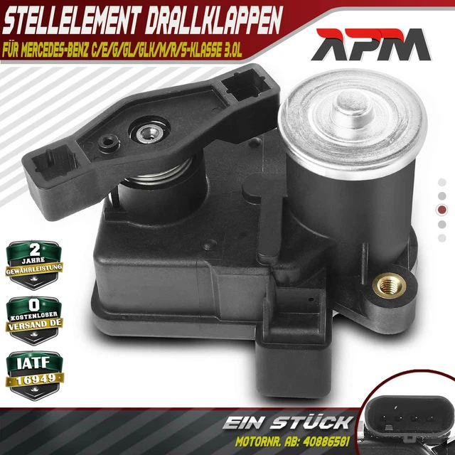 STELLELEMENT SAUGROHR ANSAUGKRÜMMER Drallklappen für Mercedes-Benz C/E/M-Klasse EUR 85,99 ...