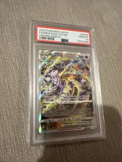 POKÉMON TCG MEWTWO VSTAR Crown Zenith: Galarian Gallery GG44/GG70 - PSA ...
