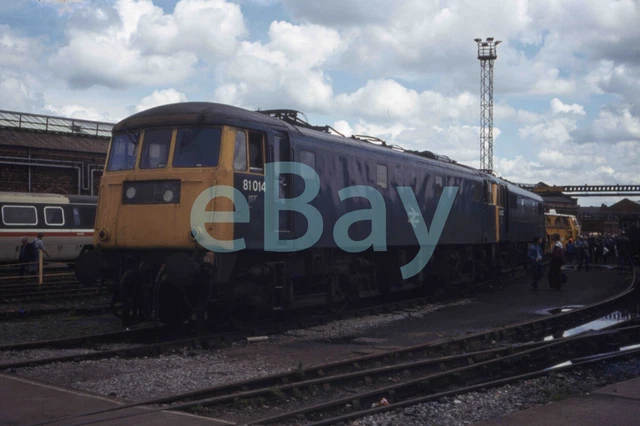 35MM RAILWAY SLIDE of Class 81 81014 @ Crewe Works Copyright to Buyer £ ...