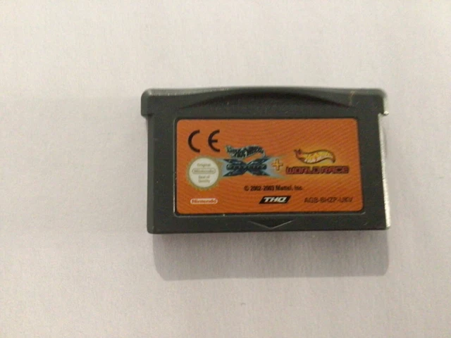 JEU NINTENDO GAMEBOY Advance Hot Wheels Vitesse X & Monde Course Racing ...