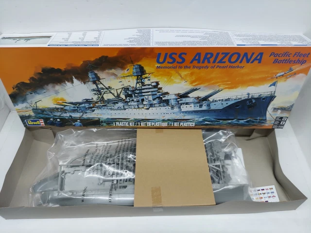 REVELL MONOGRAM USS Arizona Pacific Fleet Battleship Model Kit 1:426 ...