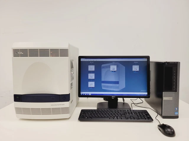 APPLIED BIOSYSTEMS 7500 Fast Real-Time PCR System with PC & Software ...