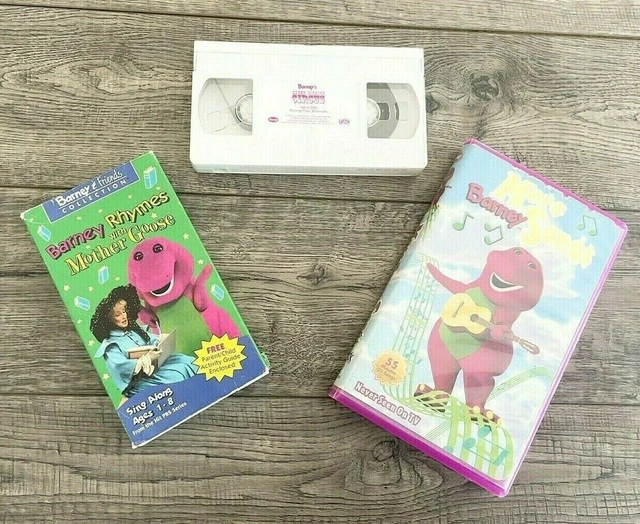 Barney Vhs Lot Rhymes With Mother Goose Super Singling Circus More ...