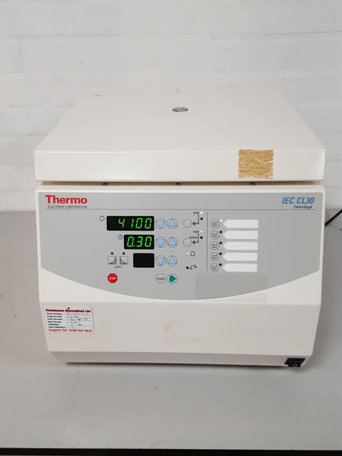 THERMO SCIENTIFIC IEC CL30 Centrifuge Lab + T20 Microplate Rotor £1,440 ...