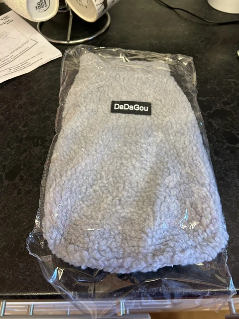 DADAGOU DOG COAT Grey With Fleece Lining Med Never Worn £13.90 ...