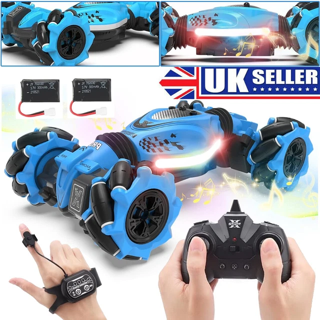 360° KIDS STUNT Car Hand Gesture Sensing RC 4WD Remote Control Off-Road ...