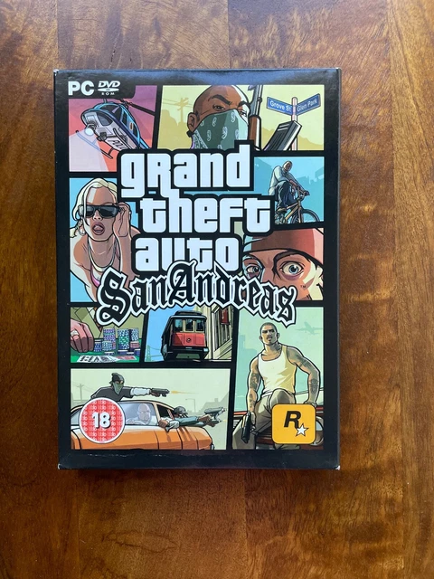 GRAND THEFT AUTO GTA San Andreas (PC) with Map and Booklet £12.99 ...
