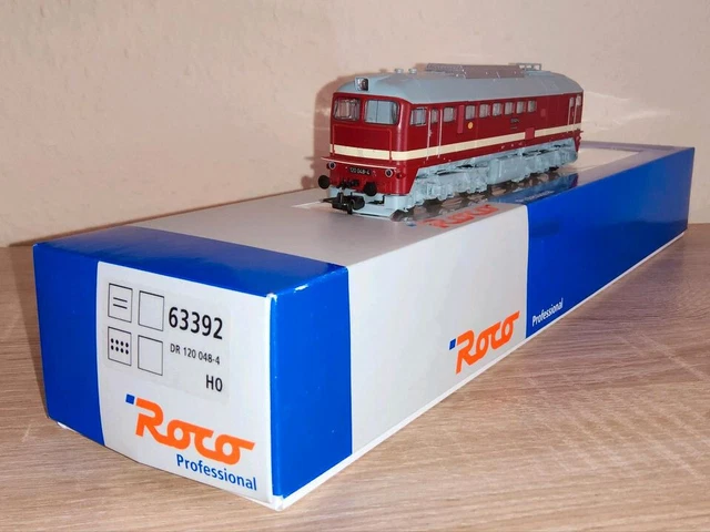 ROCO 63392 H0 Diesellokomotive BR 120 Taigatrommel der DR, Ep. IV EUR ...