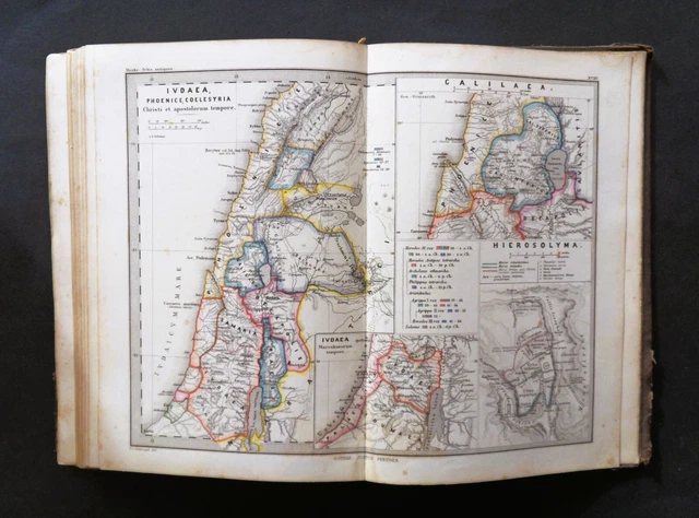 MAPPA ANTICA - Giudea Fenicia Palestina Israele Asia - Atlante ...