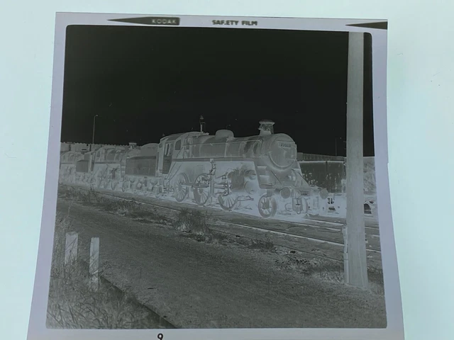 STEAM LOCOMOTIVE LOCO 77003 Railway Large Negative Ref 2A-12 £4.99 ...