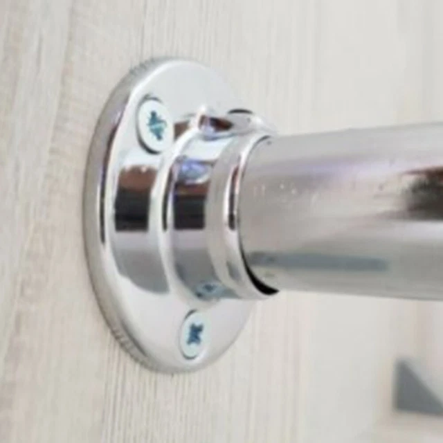 MEUBLE SUPPORT DE Rail Pôle Garde-Robe Rond Prise Couleur Unie Acier ...