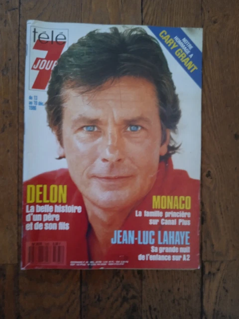 MAGAZINE TÉLÉ 7 jours de 1986 - Alain Delon, Jean-Luc Lahaye, Cary Grant EUR 5,00 - PicClick FR