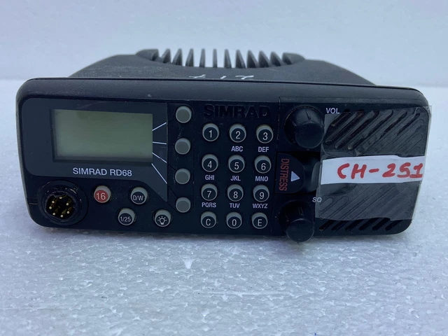 LOT OF 2 NOS X Simrad Rd68 Dsc Vhf Radio , CH#251 £113.81 - PicClick UK