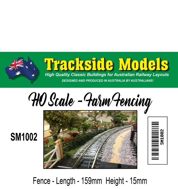 TRACKSIDE MODELS HO Scale - Laser Cut "Farm Fencing and Gates" - SM1002 ...