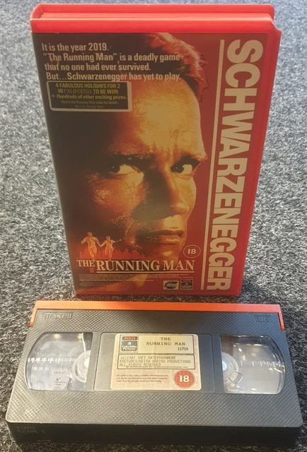 THE RUNNING MAN (1987) Big Box Ex-Rental VHS Tape £25.00 - PicClick UK