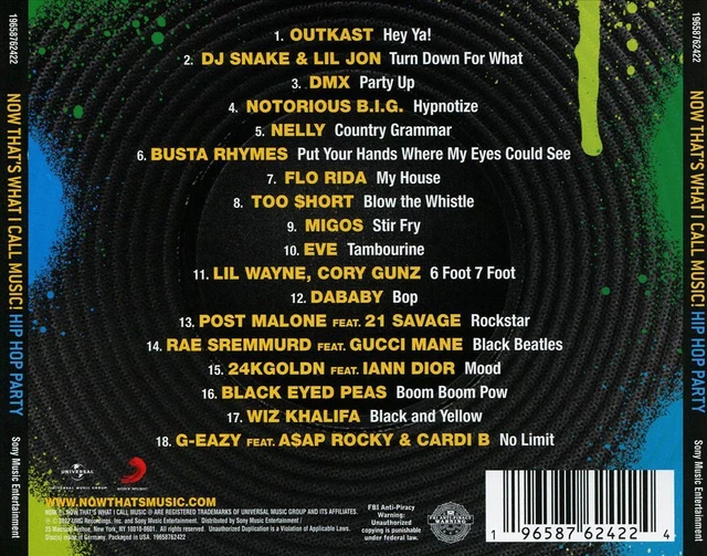 NOW THAT'S WHAT I Call Music Hip Hop Party / Various New Cd £8.13 ...