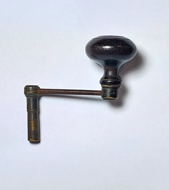 ANTIQUE GRANDFATHER CLOCK Long case clock crank winding key £15.00 ...