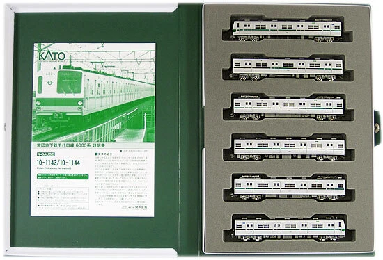 NGAUGE KATO 10-1143 10-1144 Eidan Subway Chiyoda Ligne 6000 Séries Basique Ajout EUR 372,70 ...