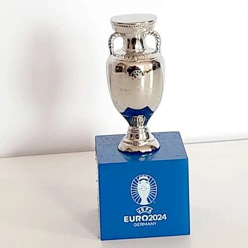 MINIATURE REPLICA UEFA Euro 2024 Germany trophy 7 cm Official Product £ ...