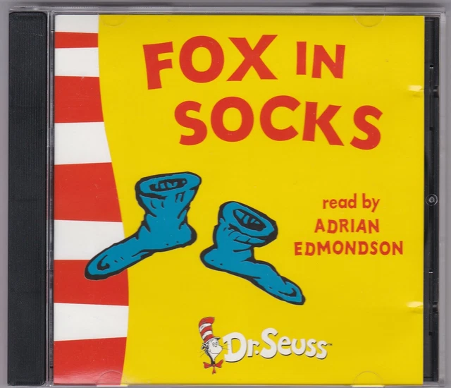 DR. SEUSS - Fox In Socks - Read By Adrian Edmondson - CD (Collins U.K ...