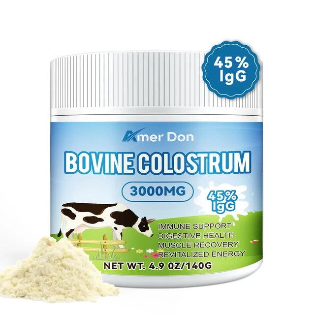 3000MG BOVINE COLOSTRUM Powder 45% IgG ,Support Digestive, Gut ,Immune ...