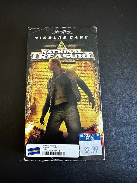 NATIONAL TREASURE (VHS, 2005) Late Release £85.58 - PicClick UK