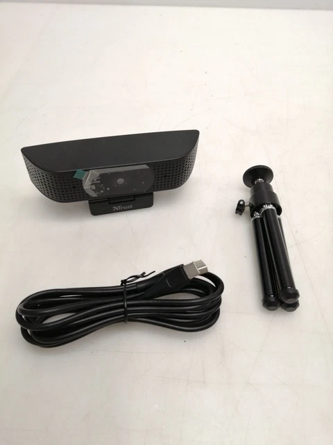 TRUST TEZA 4K Ultra HD Webcam, 3840x2160 con 2 microfoni e autofocus ...