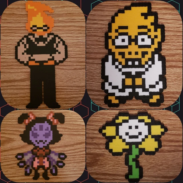 UNDERTALE DELTARUNE PERLER Perle Pixel Art Sprite -- De nombreuses ...