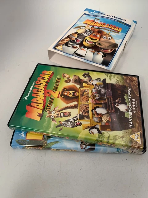 THE MADAGASCAR COLLECTION Set Of 2 DVDs DreamWorks PG #GL £2.99 ...