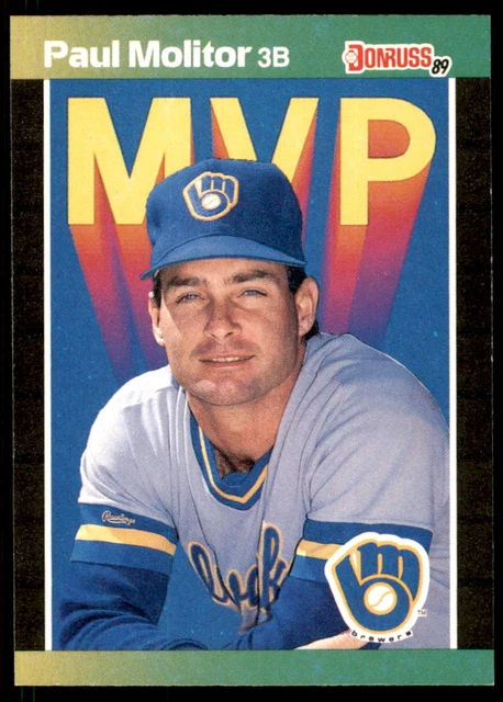 1989 DONRUSS BONUS Paul Molitor Milwaukee Brewers #BC-9 EUR 1,94 - PicClick FR