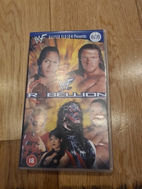 WWF REBELLION 1999 VHS Video WWE tape Wrestling UK PAL The Rock HHH Kane £9.00 - PicClick UK