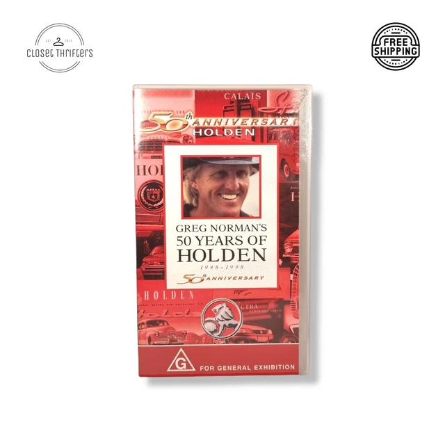 GREG NORMAN'S 50 Years of (General Motors) Holden 1948-1998 VHS $14.99 ...