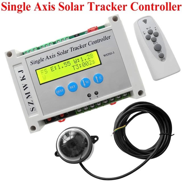 AUTOMATIC TRACKING SINGLE Axis Electronic Controller for PV Solar Panel ...