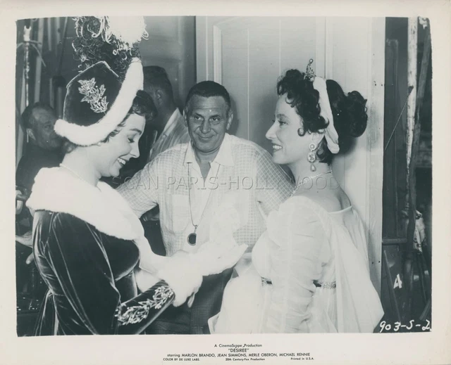 JEAN SIMMONS MERLE Oberon Desiree 1954 Photo Original Behind The Scenes ...