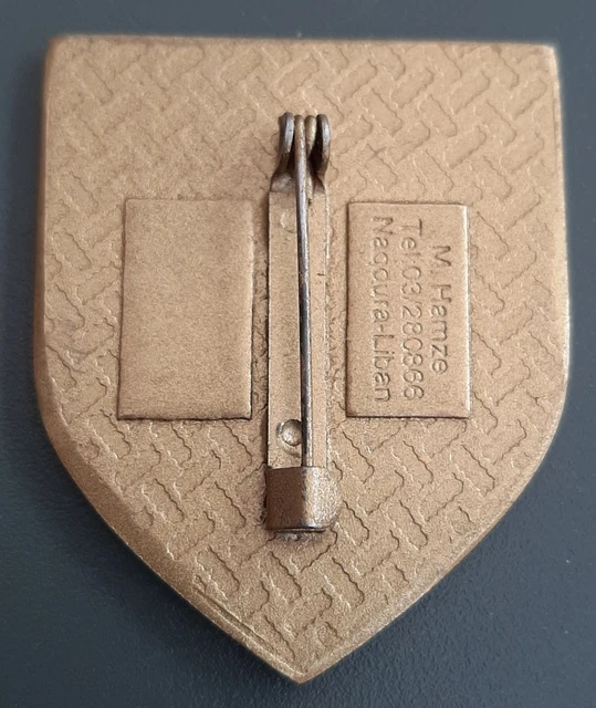 INSIGNE 1° RCP LIBAN FINUL métal lourd Chasseurs Parachutiste ORIGINAL ...