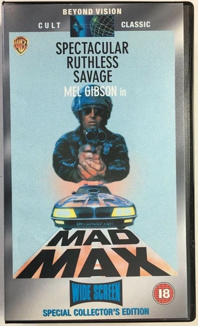 MAD MAX (1979) VHS PAL 1995 Wide Screen Australian Dialogue Collectors ...