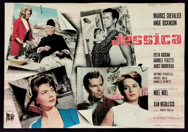 JESSICA FOTOBUSTA POSTER Angie Dickinson Koscina Maurice Chevalier ...