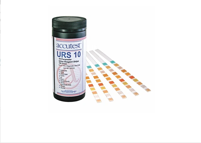 ACCUTEST URS 10 Urine Reagent Strips $17.99 - PicClick