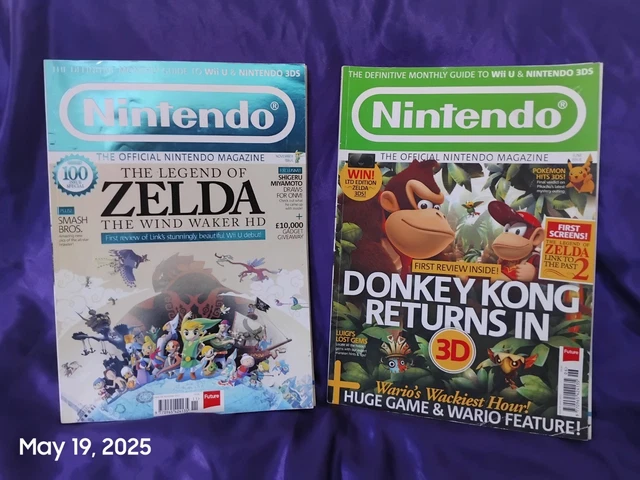 NINTENDO OFFICIAL MAGAZINE Issues 95 & 100 - Used - Good Condition £16. ...