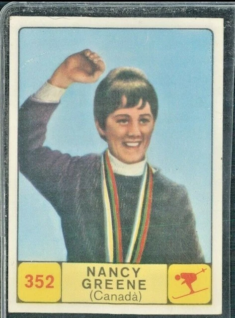 CARTE PANINI 1968/69 Campioni Dello Sport Olimpiadi-Nancy GREENE-n.352-REC EUR 3,82 - PicClick FR