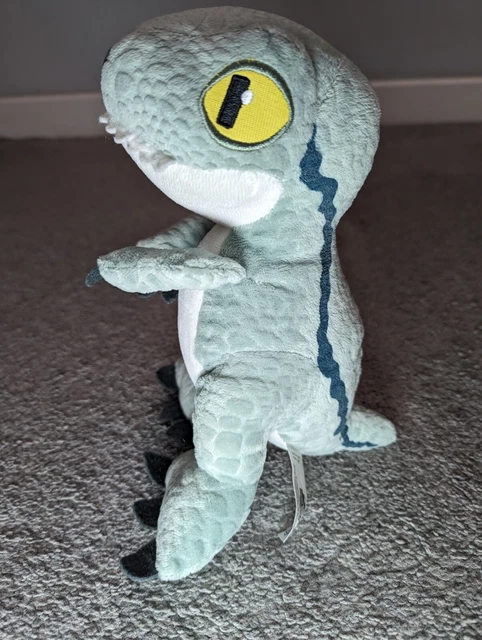 JURASSIC WORLD VELOCIRAPTOR Plush Dinosaur Camp Cretaceous Raptor 10 ...