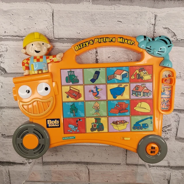 BOB THE BUILDER Interactive Dizzy's Picture Mixer Talking IQ Builder ...