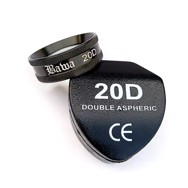 OBJECTIF OPHTALMIQUE 20D pour examen du fond d'œil avec boîte couleur ...